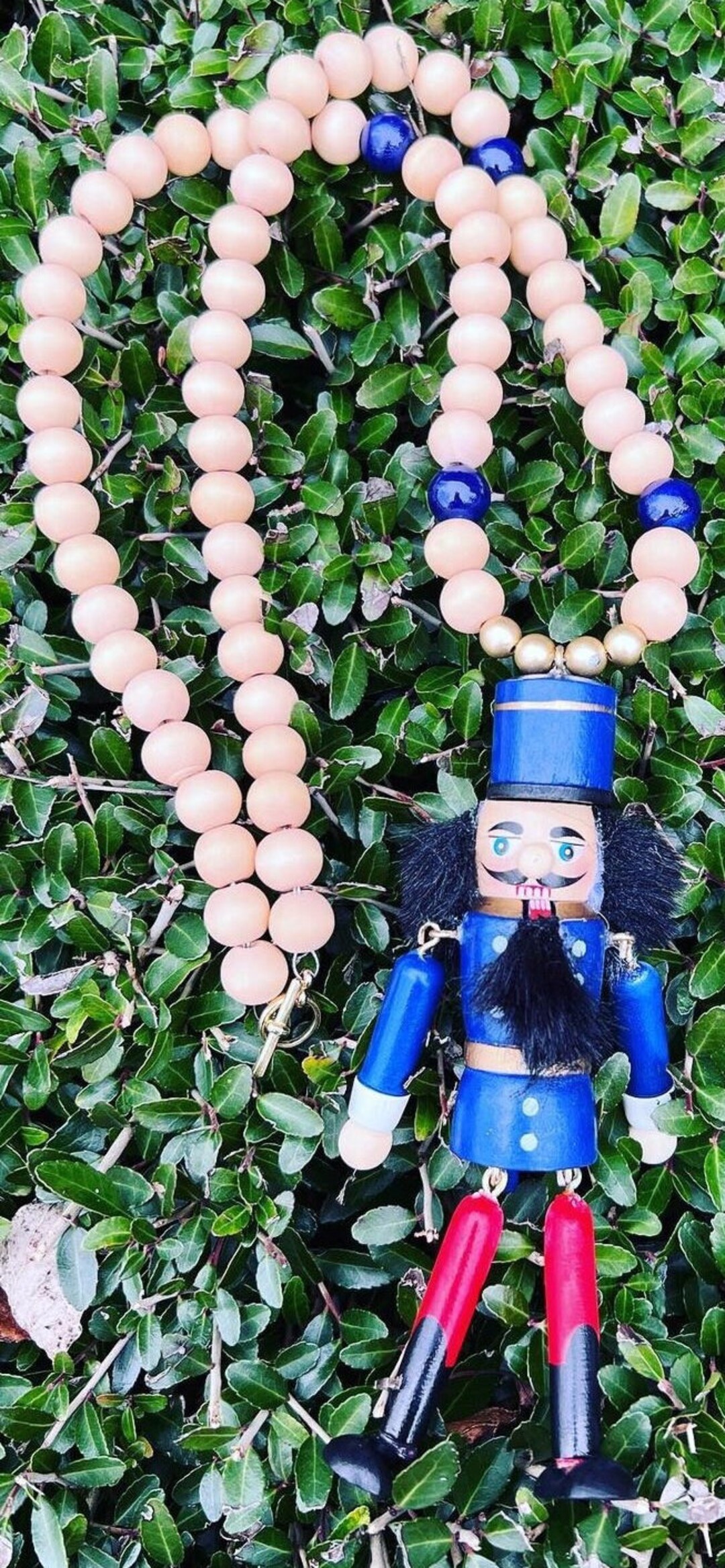 Christmas Nutcracker Beaded Necklace/nutcracker Fun Christmas Necklace ...