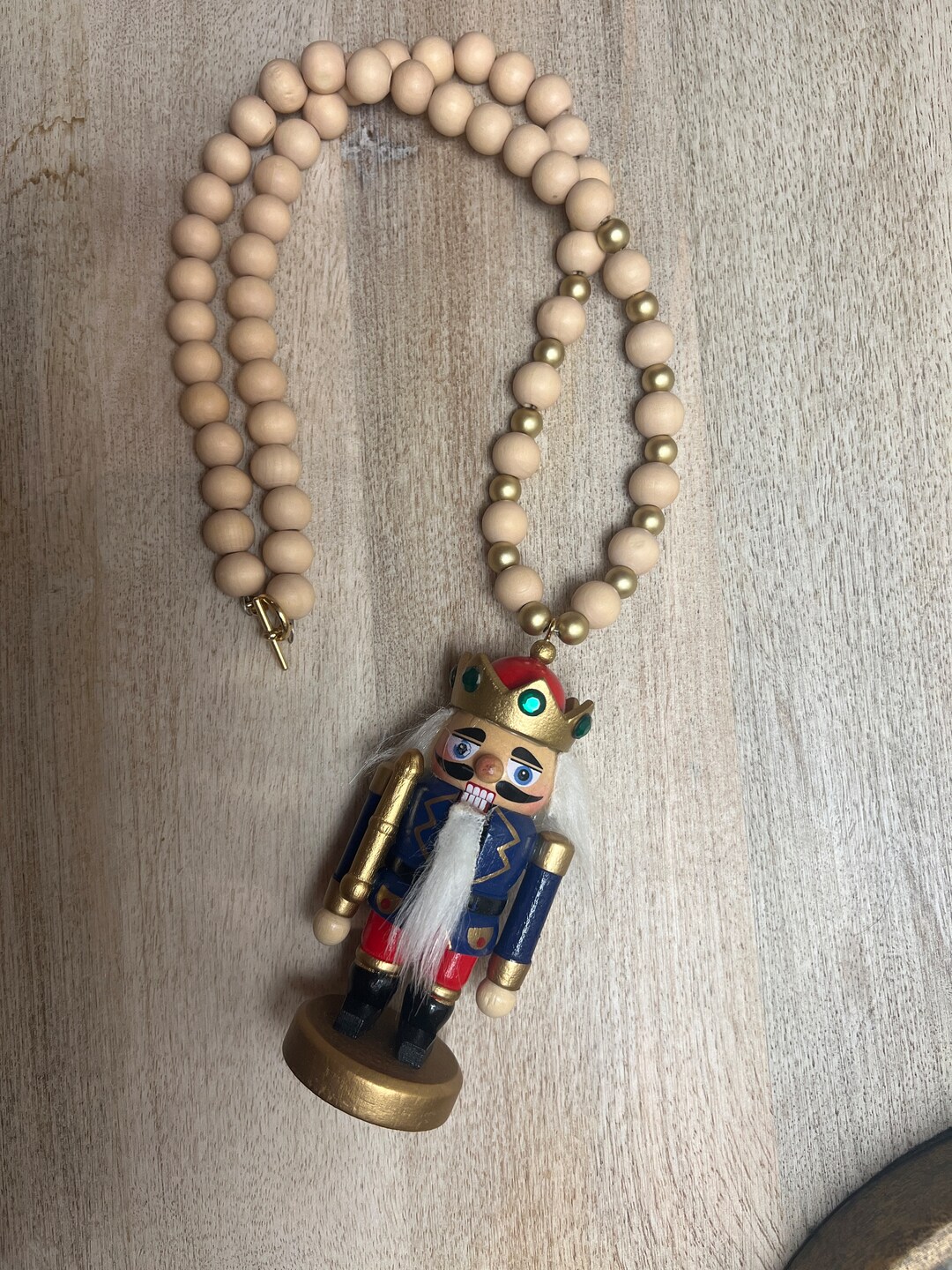 Christmas Nutcracker Beaded Necklace/nutcracker Fun Christmas Necklace ...