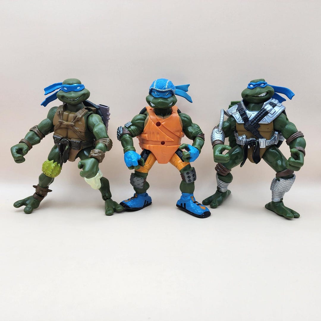 Teenage Mutant Ninja Turtles TMNT vintage 2003 Lot of 3 LEONARDO ...