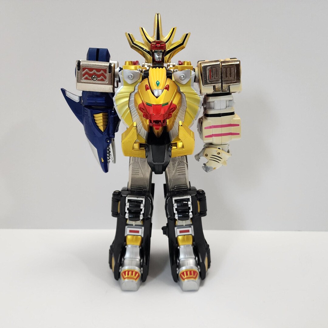 Power Rangers Wild Force vintage 2001 MEGAZORD gaoranger DX Gao King ...
