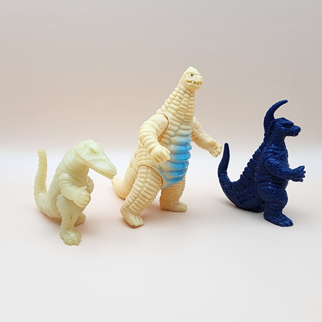 ULTRAMAN & GODZILLA Red King Lot of 3 Kaiju Monster 3 Vinyl Figures sofubi - Etsy