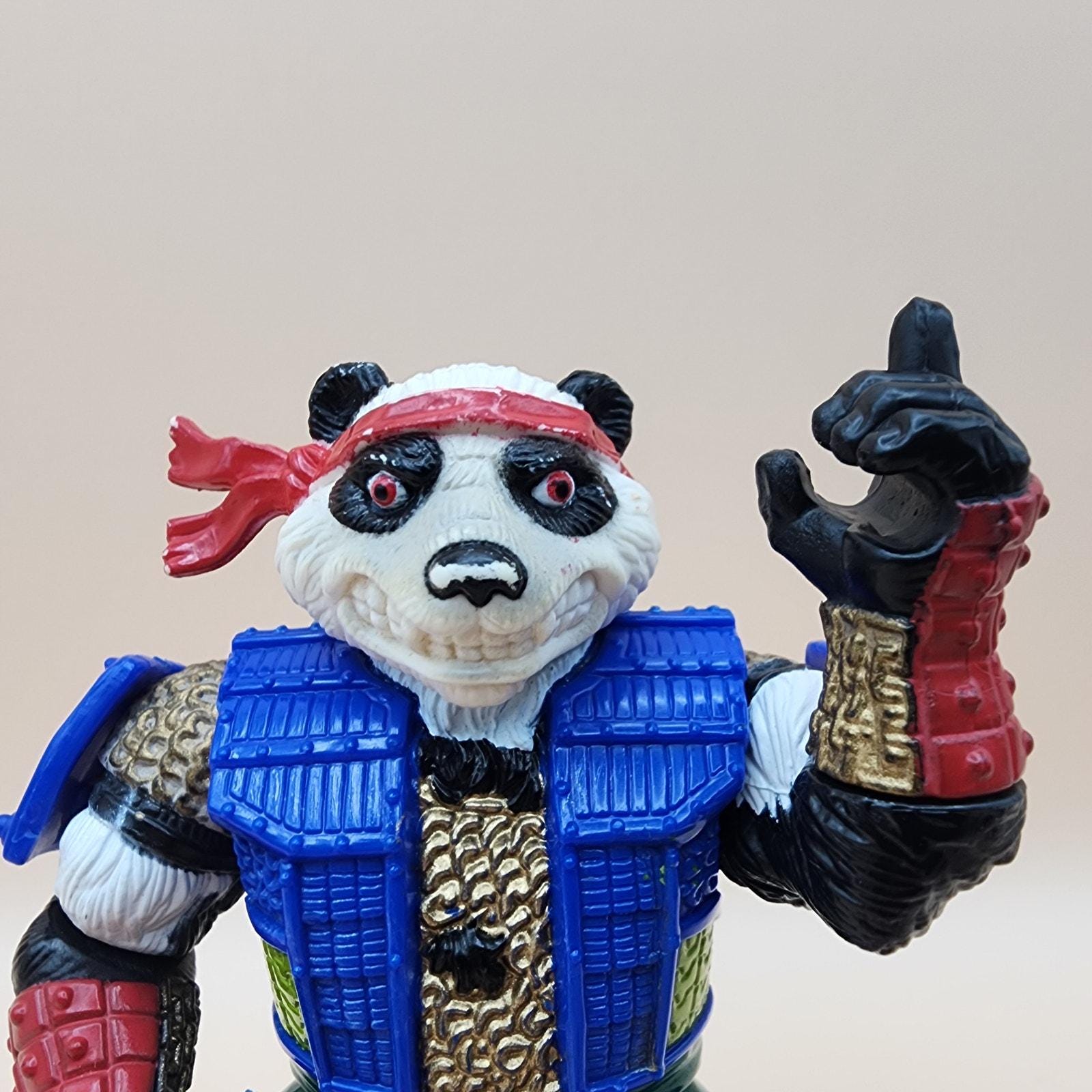 Teenage Mutant Ninja Turtles TMNT 1990 PANDA KHAN Figure 100% Complete ...