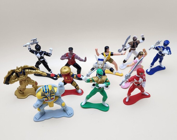 Mighty Morphin Power Rangers MMPR (1994) Lot of 12 PVC 3" Mini Figures ...