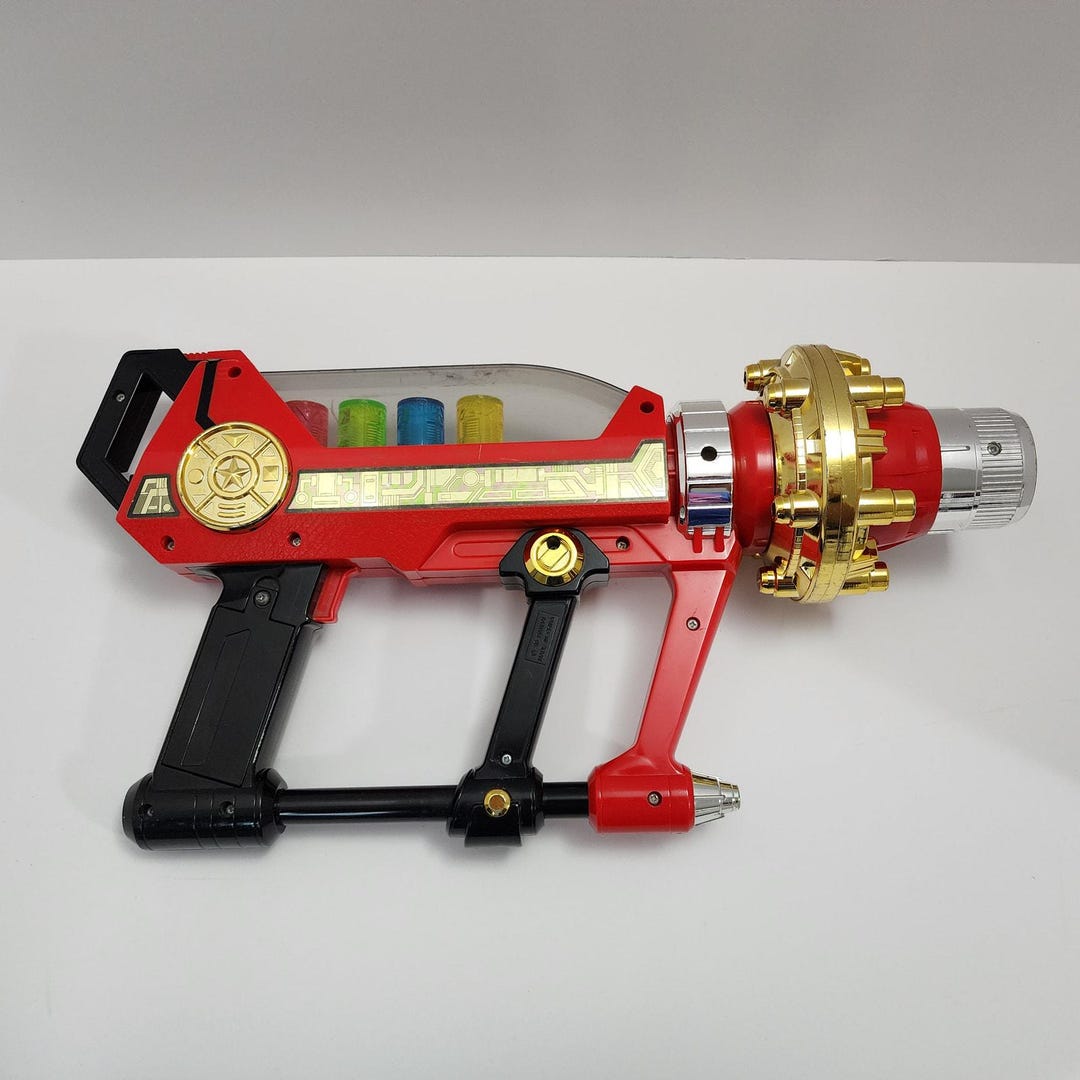POWER RANGERS Zeo vintage 1996 CANNON With Crystals tested & Working - Etsy