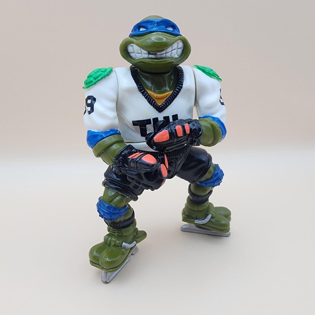 Teenage Mutant Ninja Turtles TMNT vintage 1991 Slap Shot LEONARDO ...