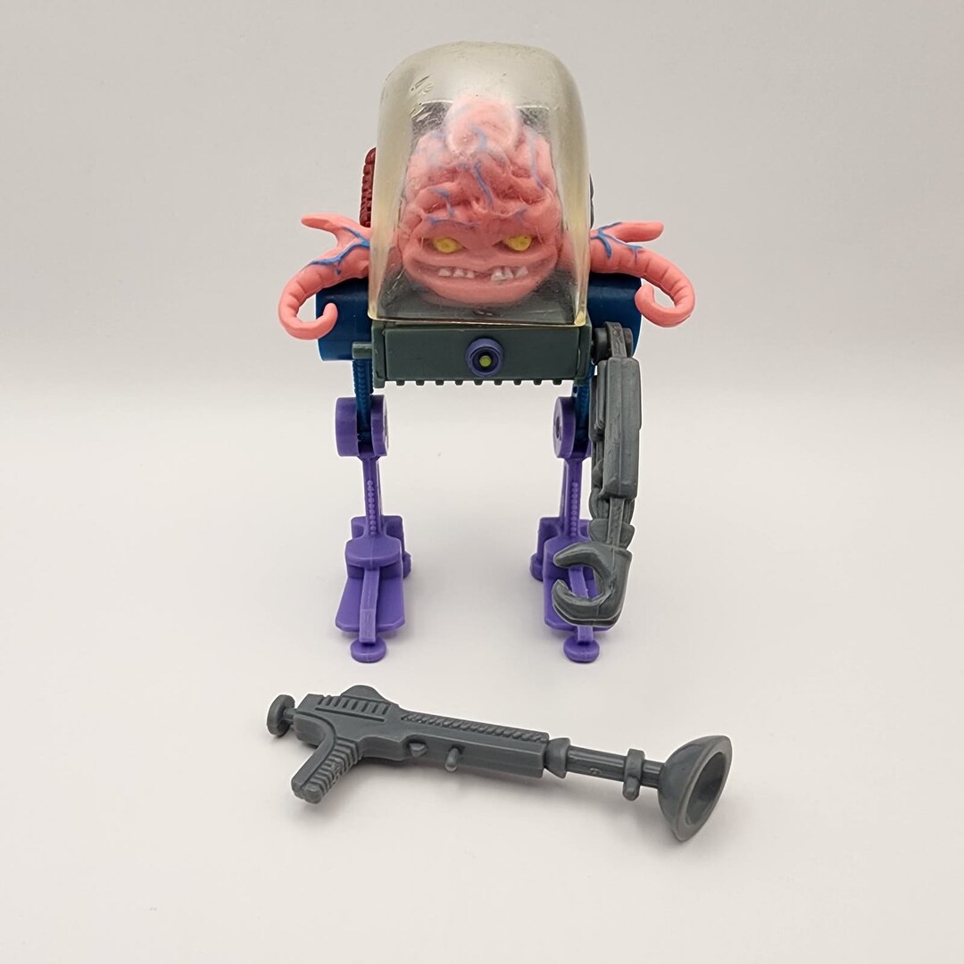 Teenage Mutant Ninja Turtles TMNT 1989 KRANG Brain & Walker as-is ...