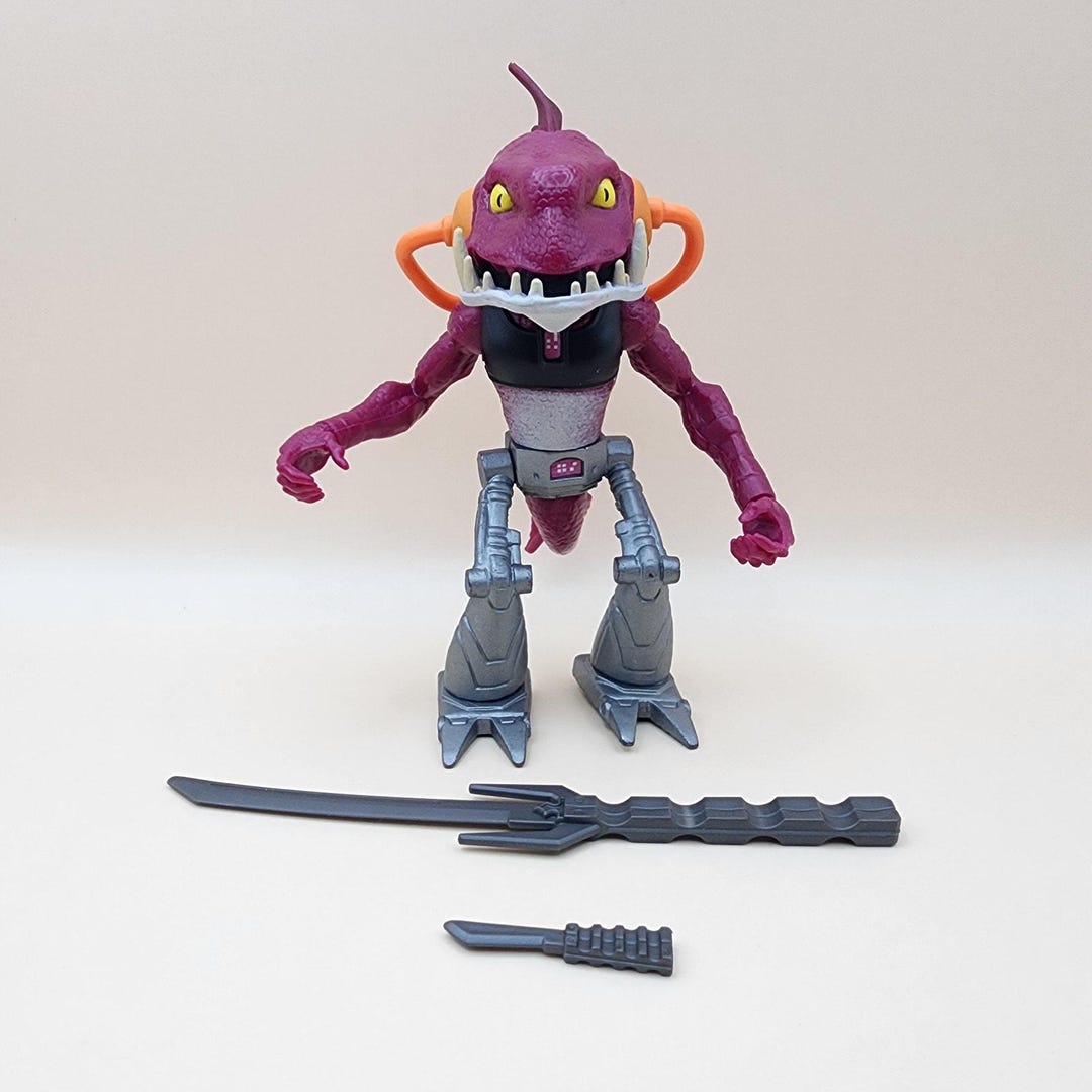 Teenage Mutant Ninja Turtles TMNT nickelodeon 2012 FISH FACE 5 Action ...