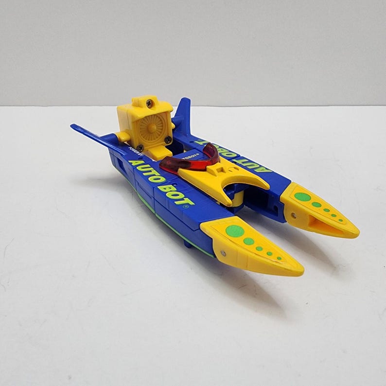 TRANSFORMERS G2 vintage 1993 MANTA RAY Rotor Force 4 Figure near ...