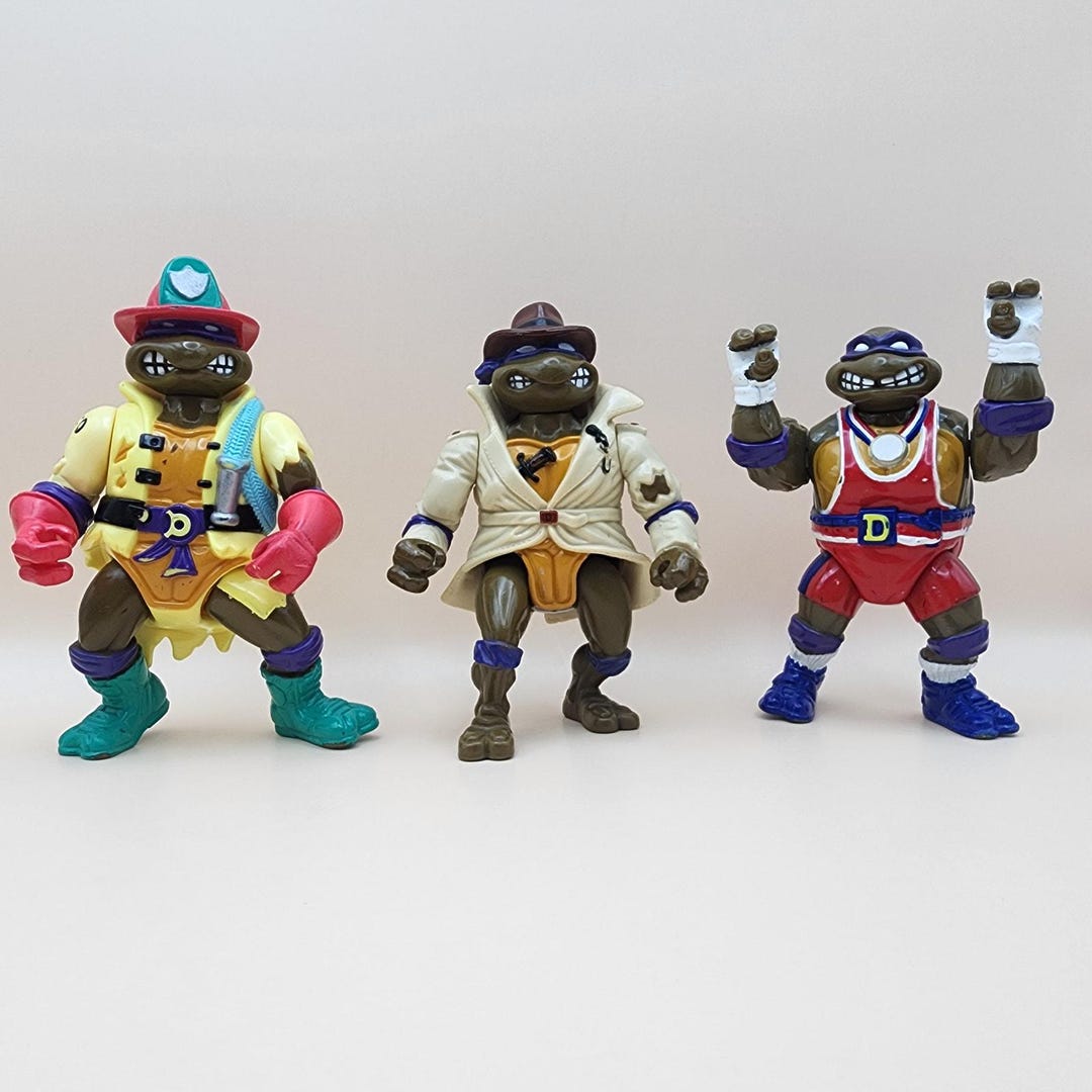 Teenage Mutant Ninja Turtles TMNT 1990s Lot of 3 DONATELLO Figures ...