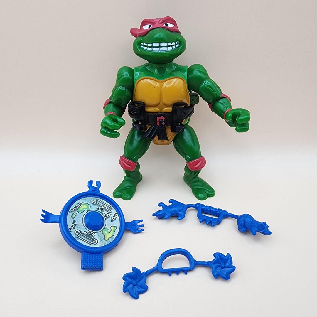 Teenage Mutant Ninja Turtles TMNT (1989) Wacky Action Breakfightin ...