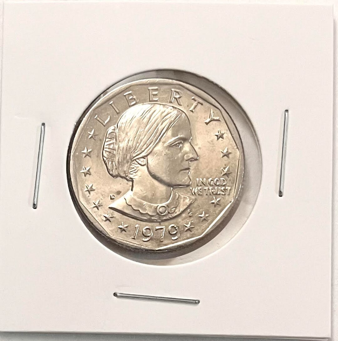1979 Susan B. Anthony Dollar Coin, Has Initials of FRANK GASPARRO Who ...