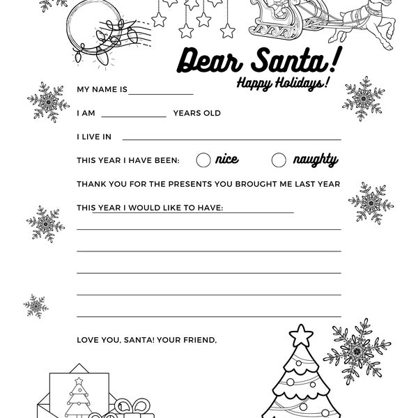 Santa Letter - Etsy