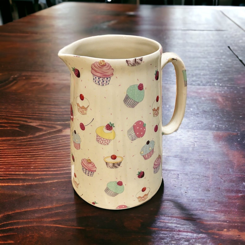 Large 2 Pint Cupcake Tea Party Serving Jug - Etsy UK