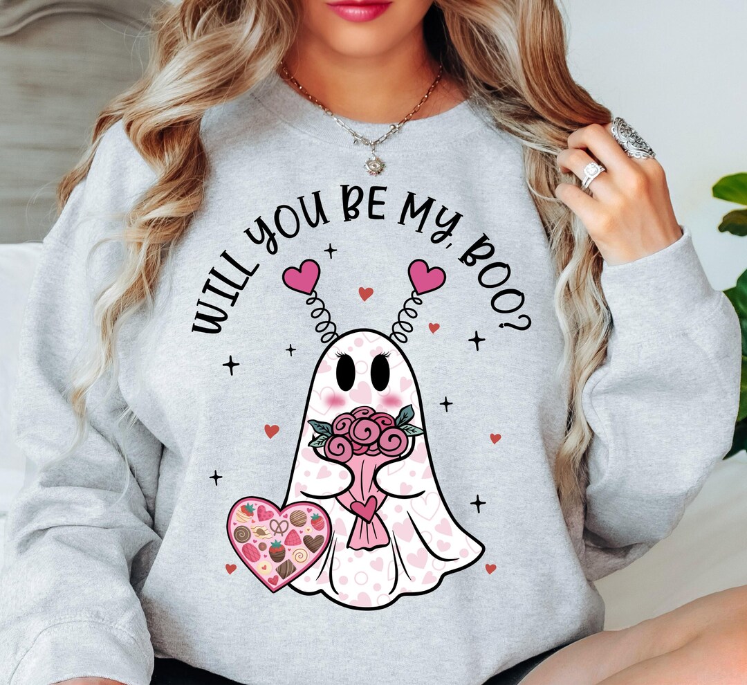 Will You Be My Boo? Sweatshirt | Xoxo Love Collection | Unique Gifts ...