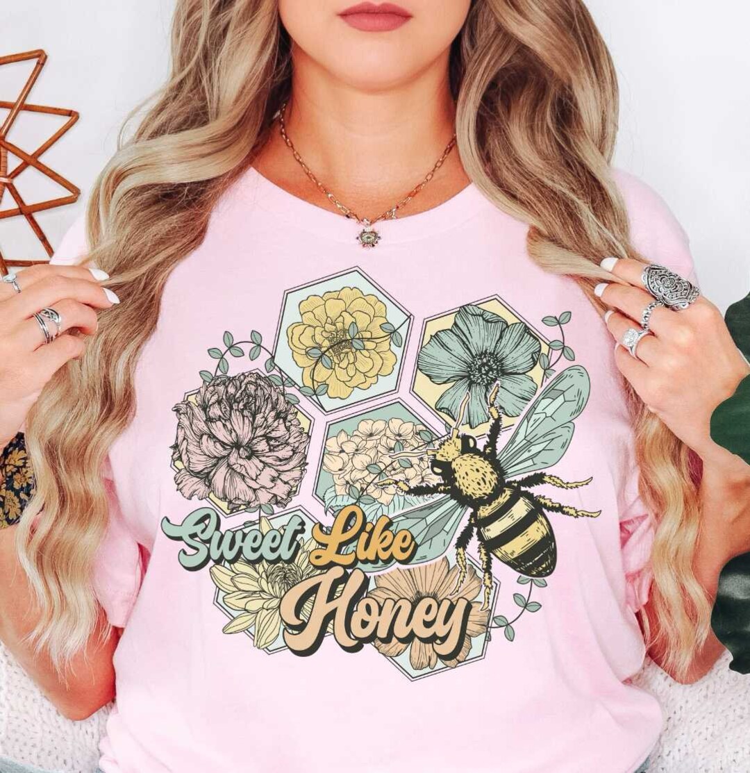 Sweet Like Honey Bee tee Spring Fashion Unisex Pre-shrunk T-shirt - Etsy
