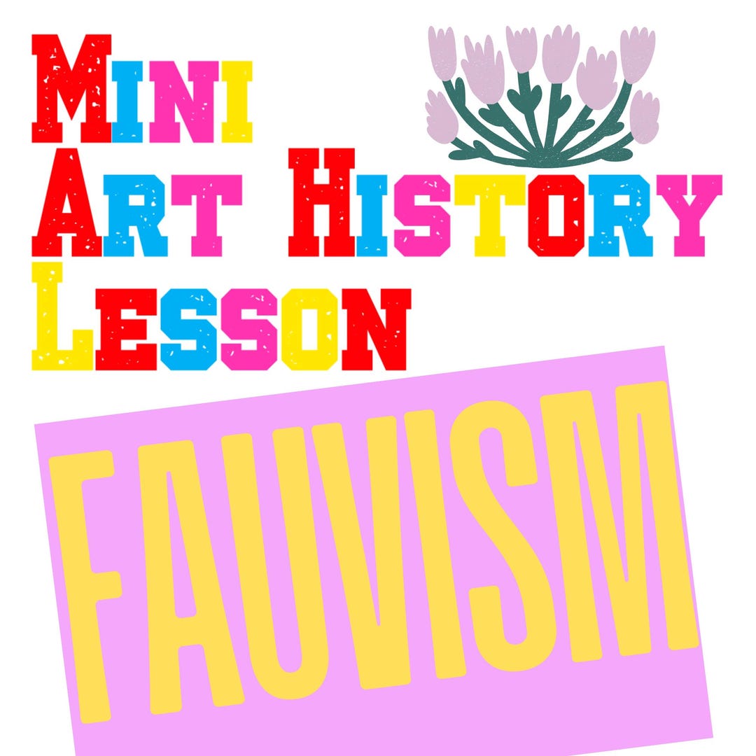 Fauvism Art History Lesson | Art History Worksheet for Kids ...