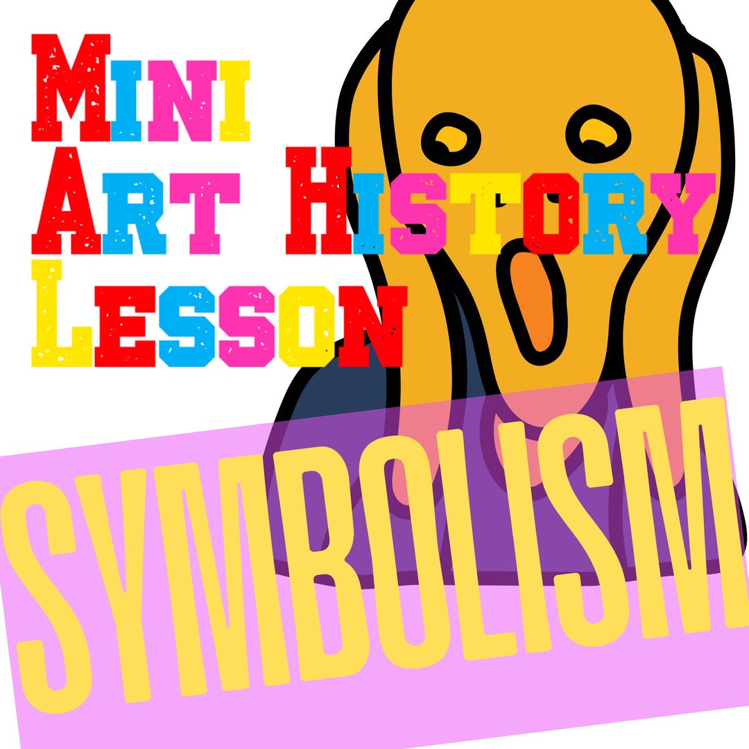 Symbolism Art Lesson| Homeschool Printable | Printable Art History ...