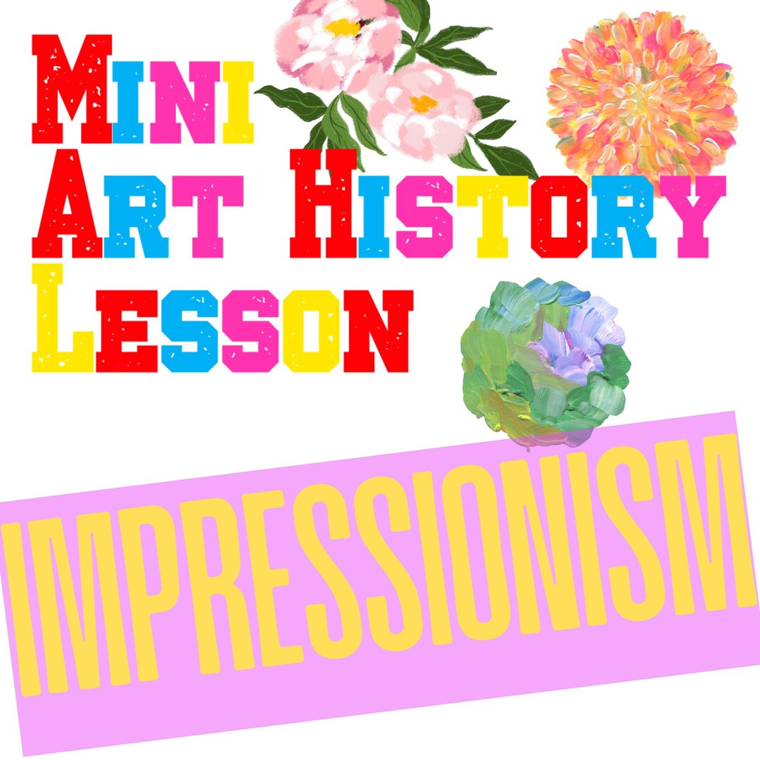 Homeschool Art Lesson | Art History Worksheet | Impressionism Art ...