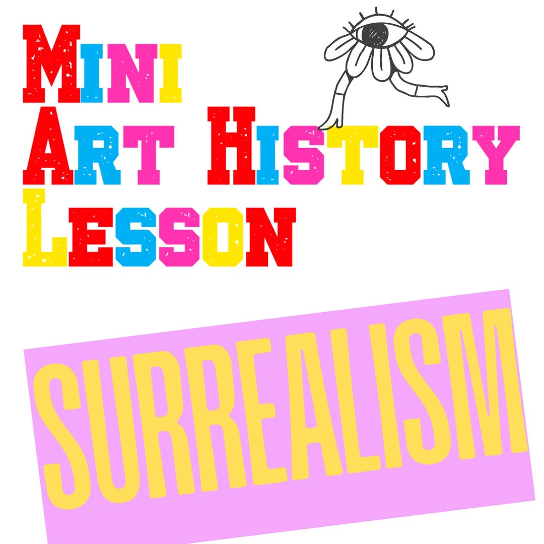 Surrealism Art History Lesson for Kids | Printable Art Worksheet ...