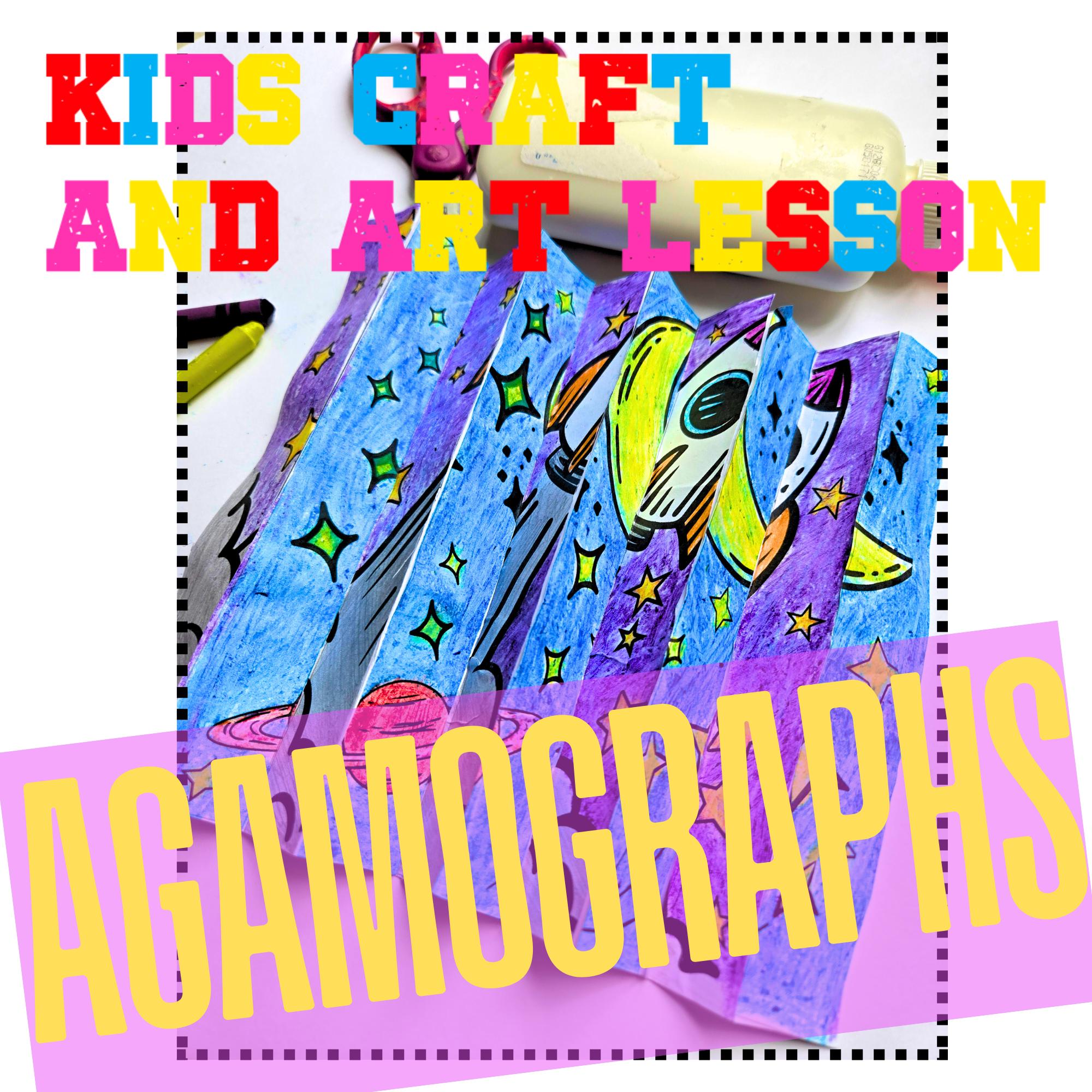 Agamograph Art Activity: Printable Optical Illusion STEAM Project (PDF ...
