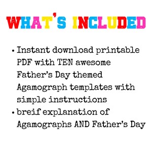 Father’s Day Craft for Kids | Agamograph Optical Illusion Art Activity ...