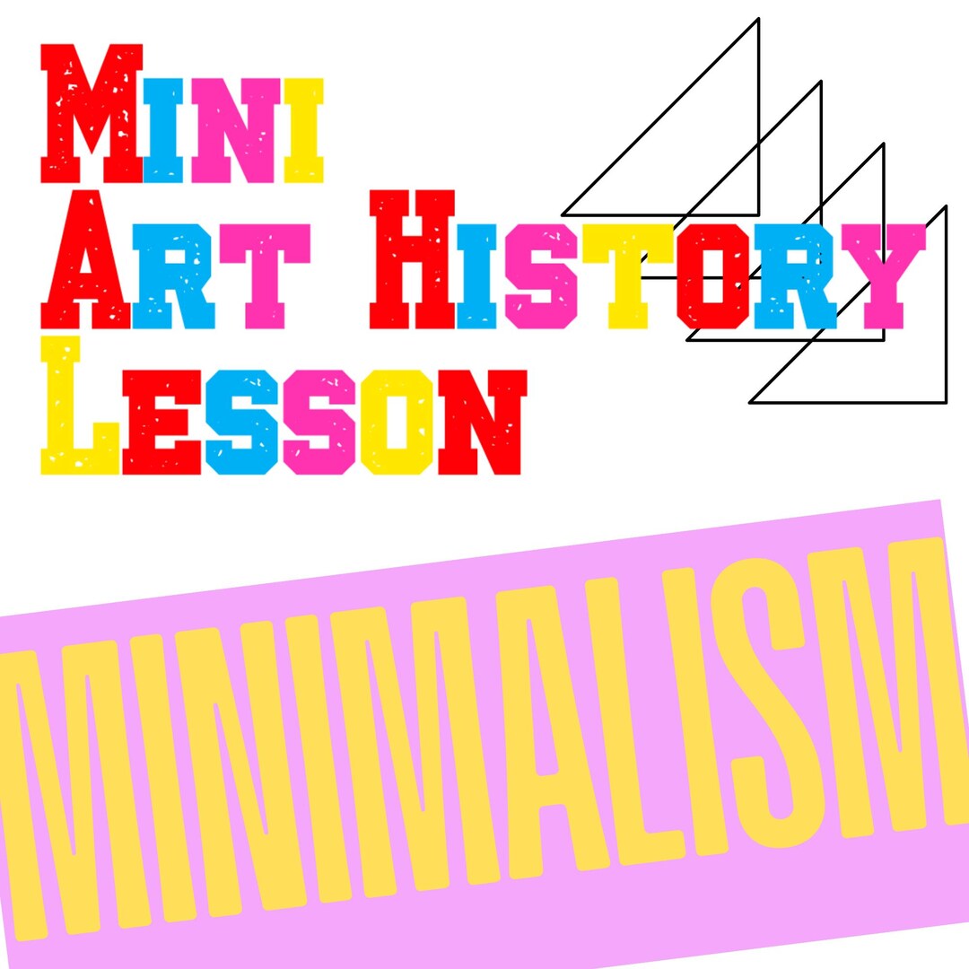 Minimalism Art Lesson | Printable Art History Lesson for Kids ...