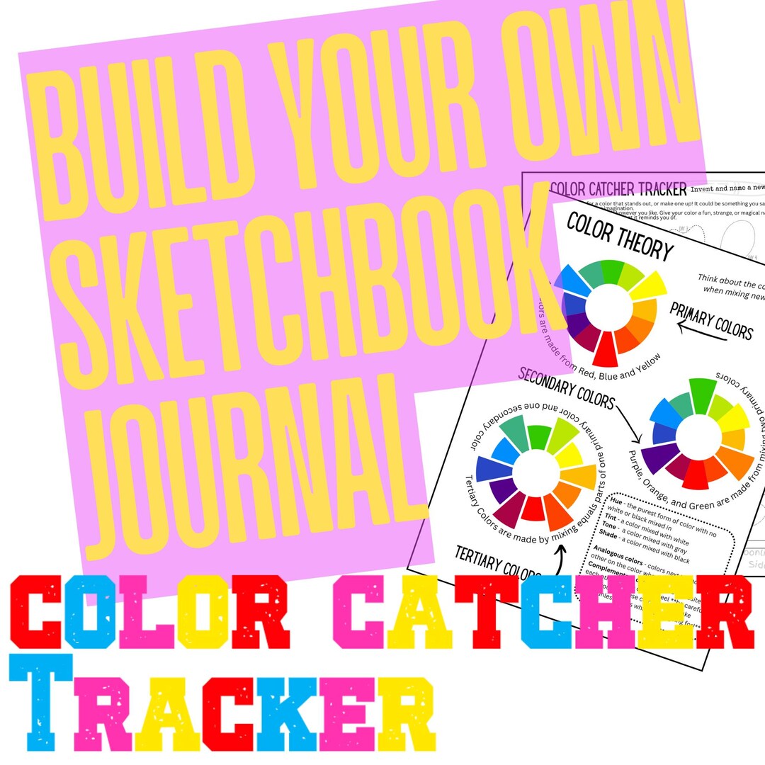 Color Catcher Tracker: 30-day Creative Challenge for Kids (printable ...