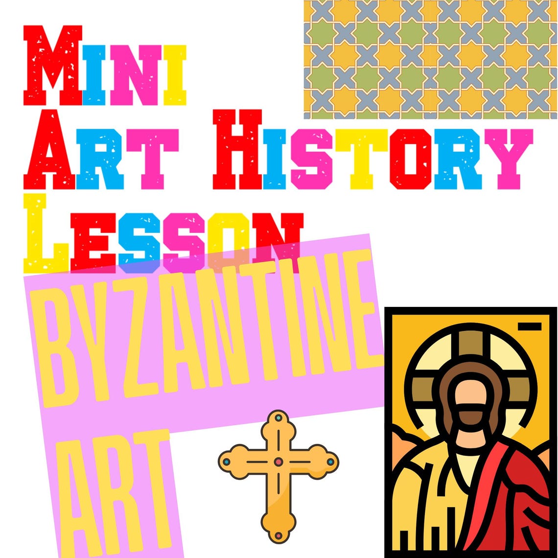 Byzantine Art History Lesson | Art History Worksheet | Homeschool Art ...