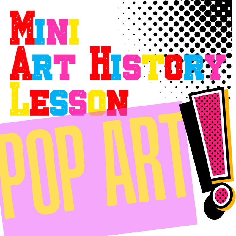 Pop Art Lesson | Art History Worksheet | Homeschool Art Lesson ...