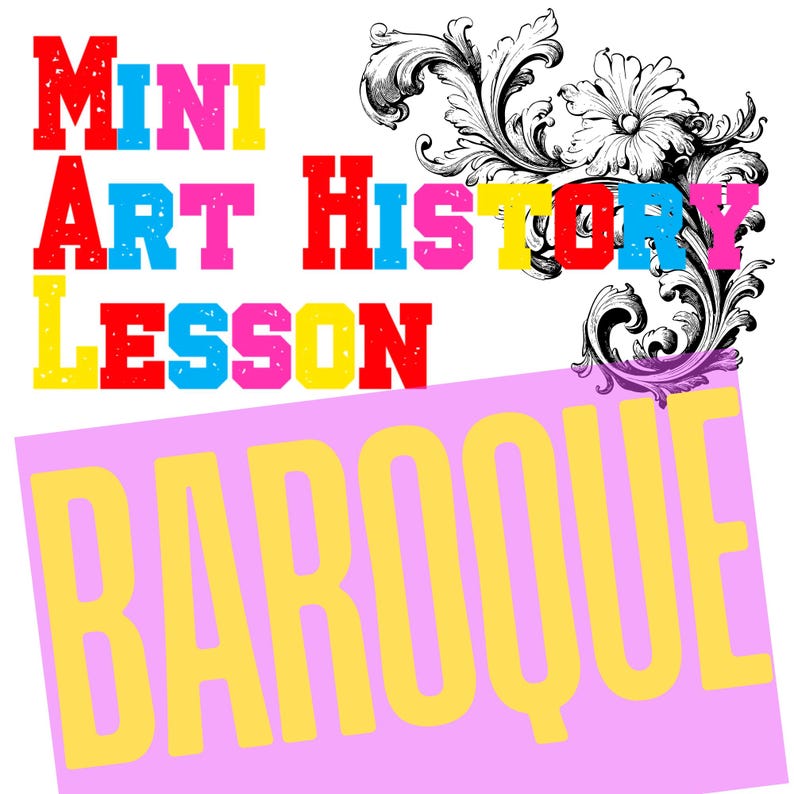 Baroque Art Lesson | Art History Worksheet | Homeschool Art Lesson ...