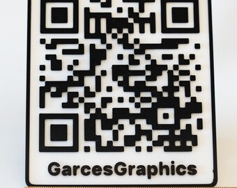 Custom 3D Printed QR Code - Etsy