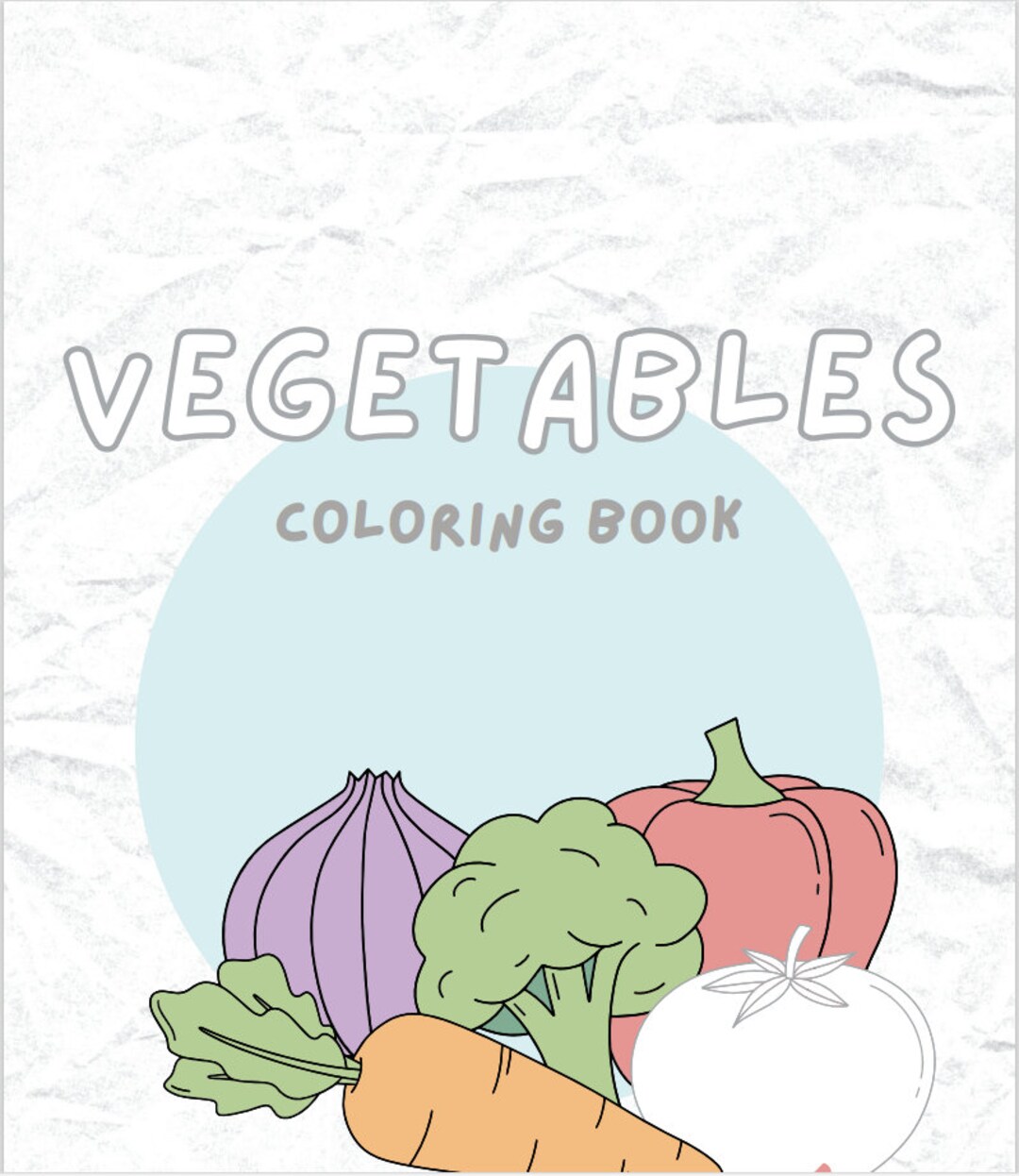 Fruits and Veggies Coloring Book - Etsy