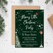 Editable Christmas Invitation Christmas Party Invitation Christmas ...