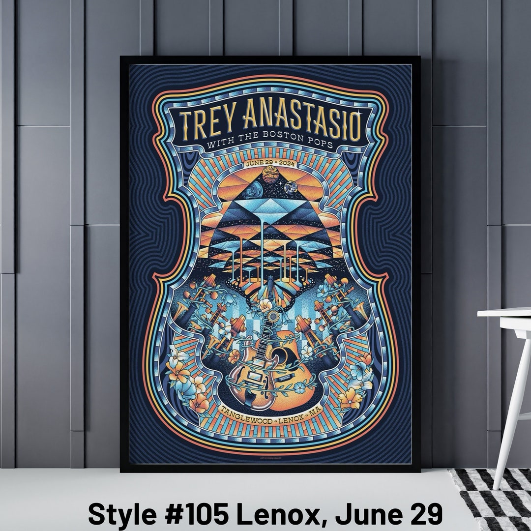 Trey Anastasio Gig Posters Trey Anastasio Lenox June 29 Poster Trey ...