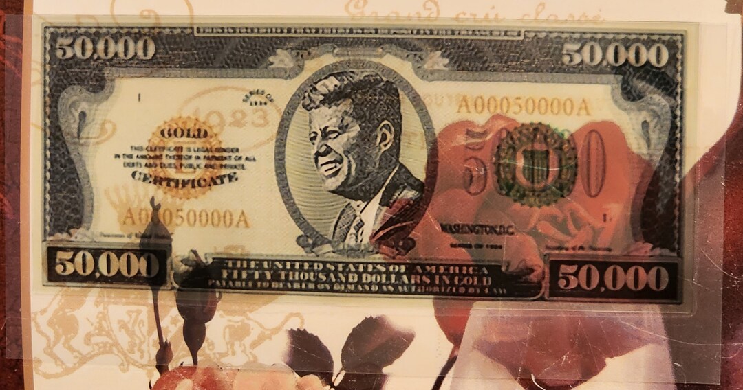 Clear Fifty Thousand Dollar Budget Cash Stuffing Envelope for - Etsy