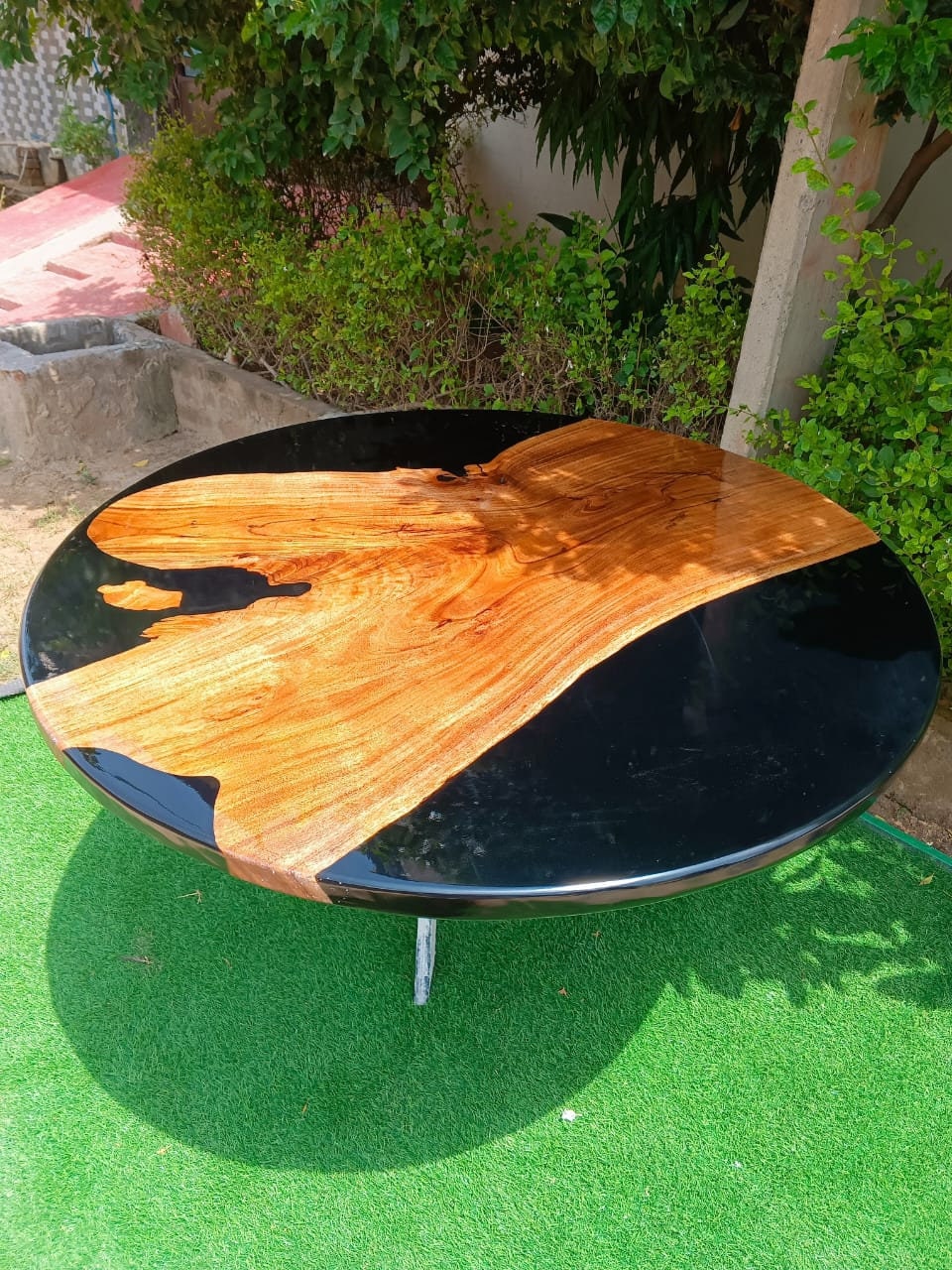 Round Epoxy Coffee Table, Round Epoxy Dining Table, Round Epoxy Table ...