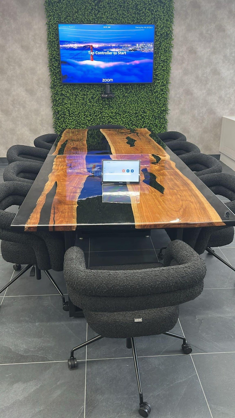 Epoxy Confrence Room Table, Epoxy Table, Epoxy Resin Table, Epoxy Wood ...