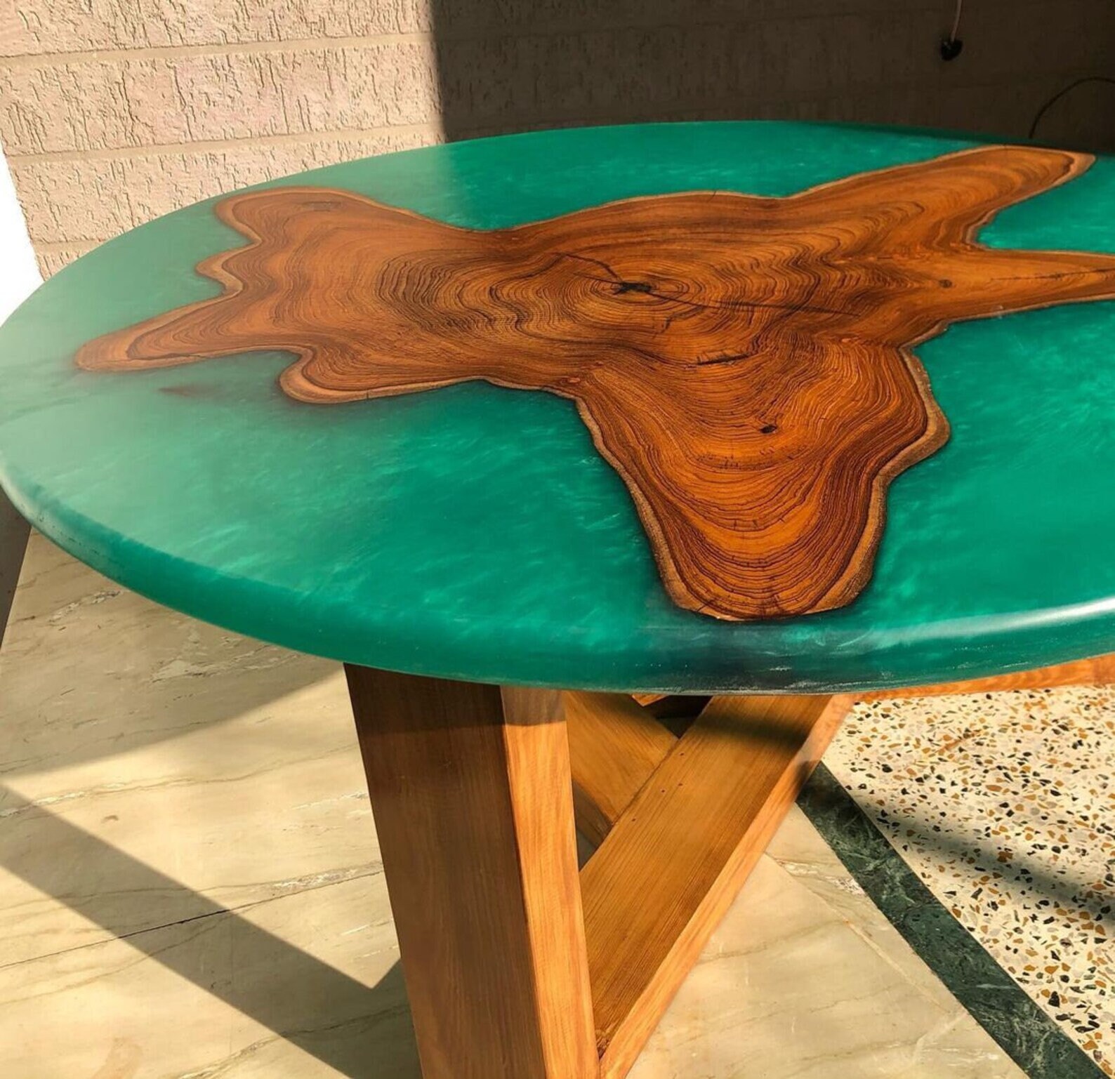 Round Epoxy Coffee Table Round Epoxy Dining Table Round - Etsy