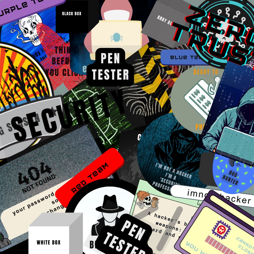 37 Cyber Security And Hacker Sticker Sheets Ethical Hacker Computer Security Information