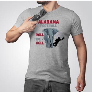 Alabama Football PNG, DTF, Sublimation, Guy Design, Elephant, Digital ...