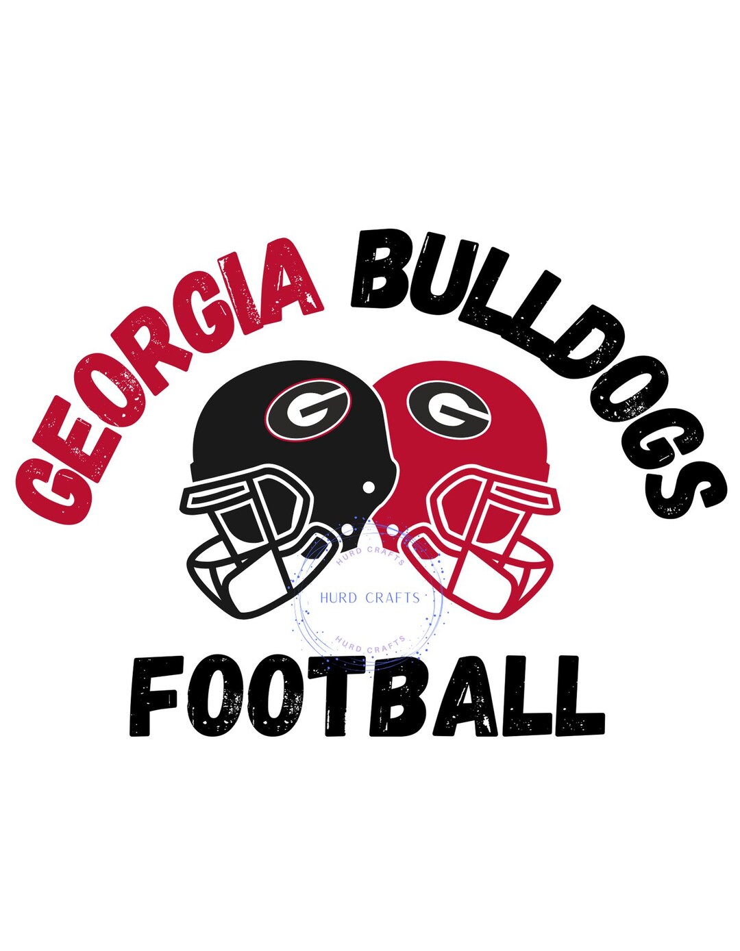 Georgia Bulldog Football PNG, Sublimation, DTF, Digital File - Etsy