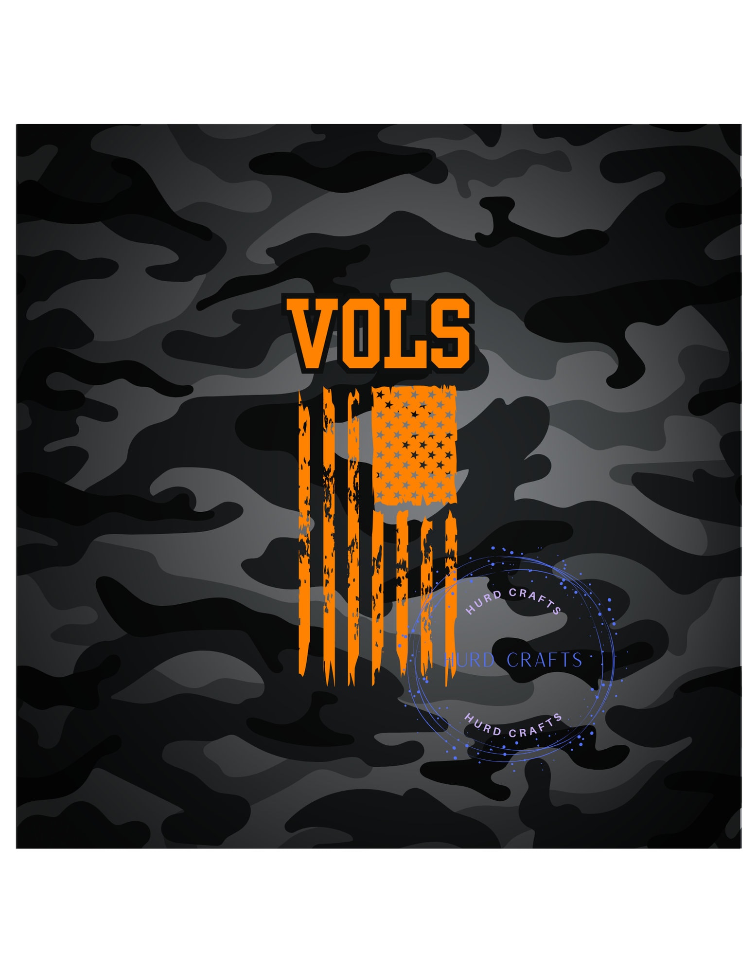 Vols Camo Tumbler Wrap PNG, Sublimation - Etsy