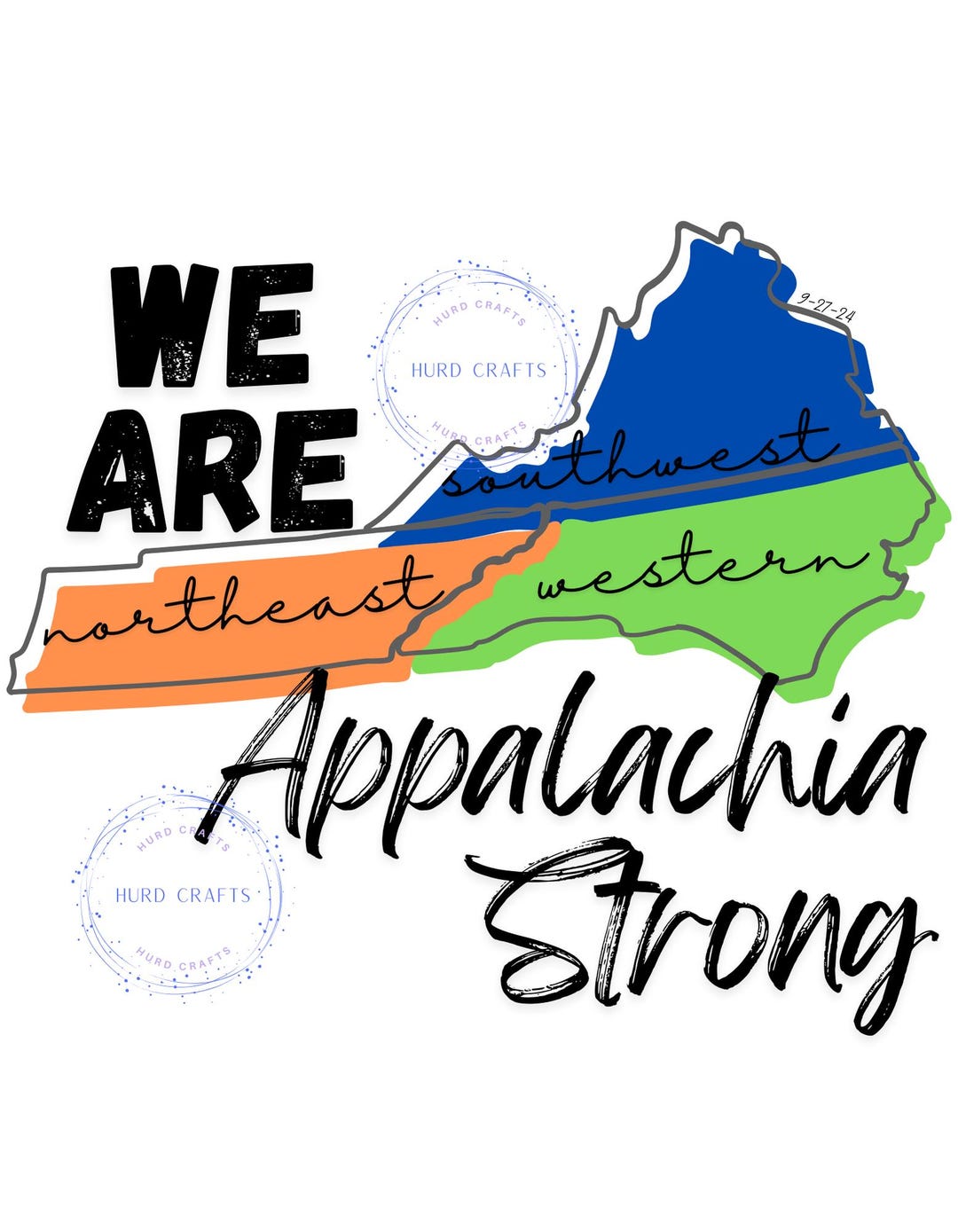 We Are Appalachia Strong PNG, DTF, Sublimation, Digital File - Etsy