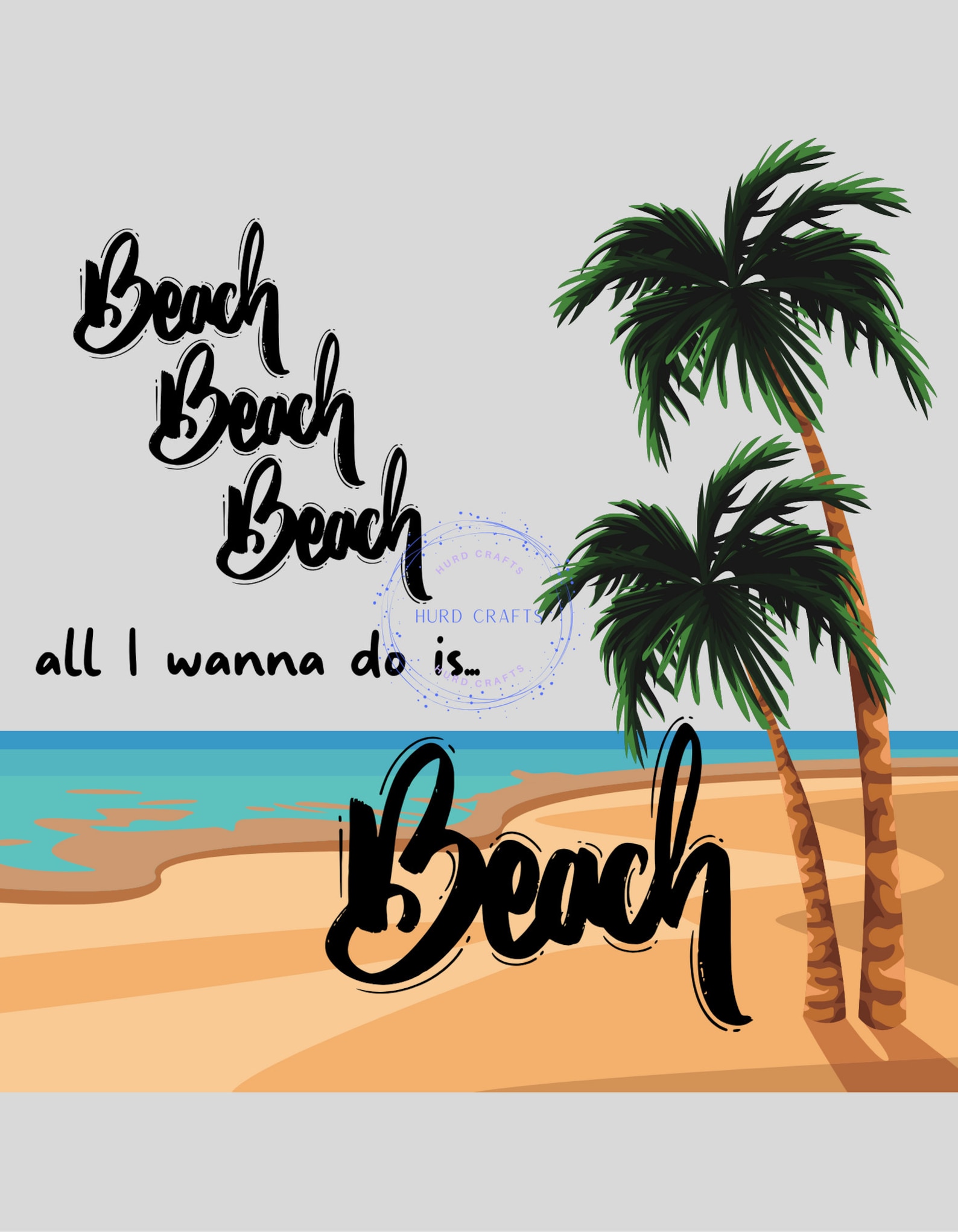 All I Wanna Do is Beach PNG - Etsy