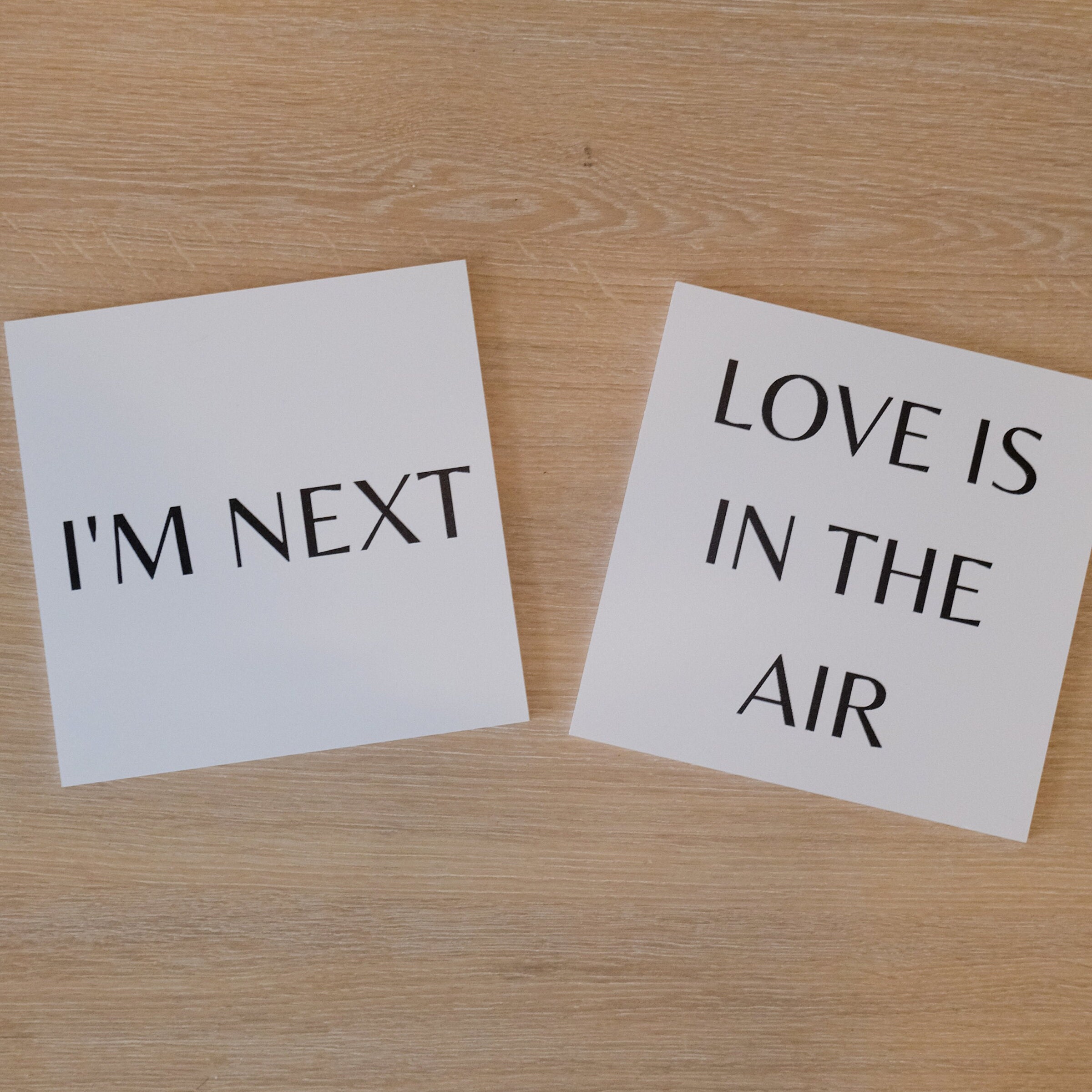 Wedding Photo Booth Props, Modern Props, Sign Props, 5mm, Durable Props ...