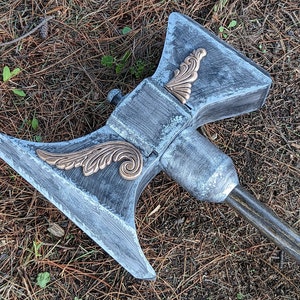 Medieval Fantasy Poleaxe Prop - Etsy