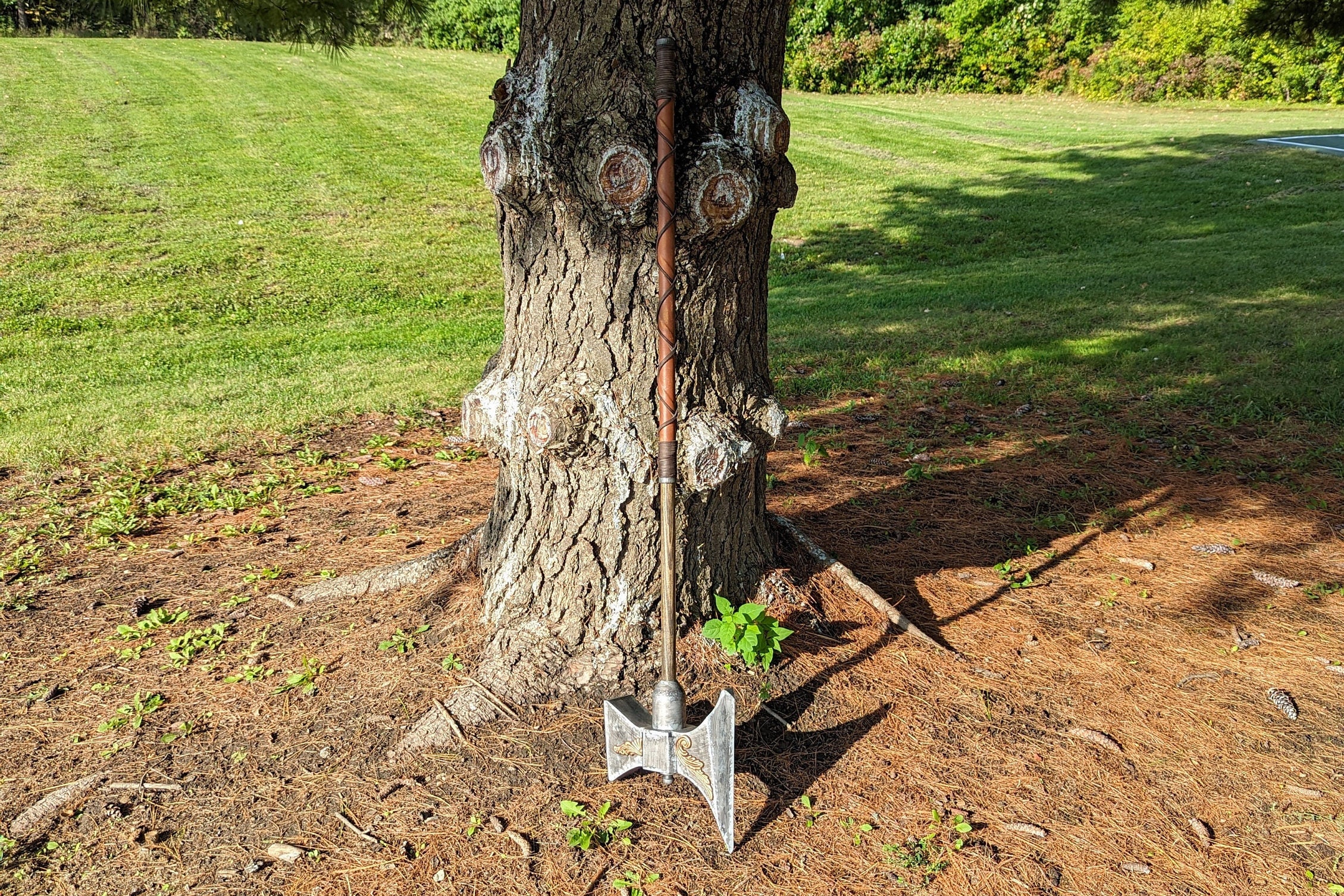 Medieval Fantasy Poleaxe Prop - Etsy