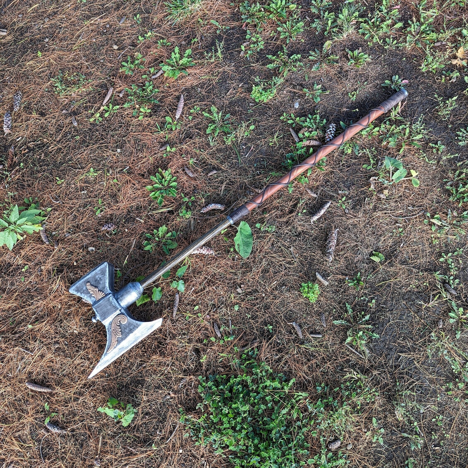 Medieval Fantasy Poleaxe Prop - Etsy