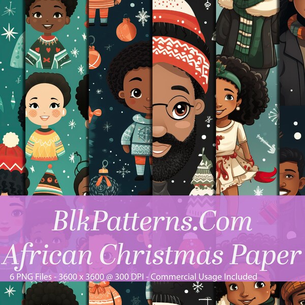 African American Christmas Transfers - Etsy