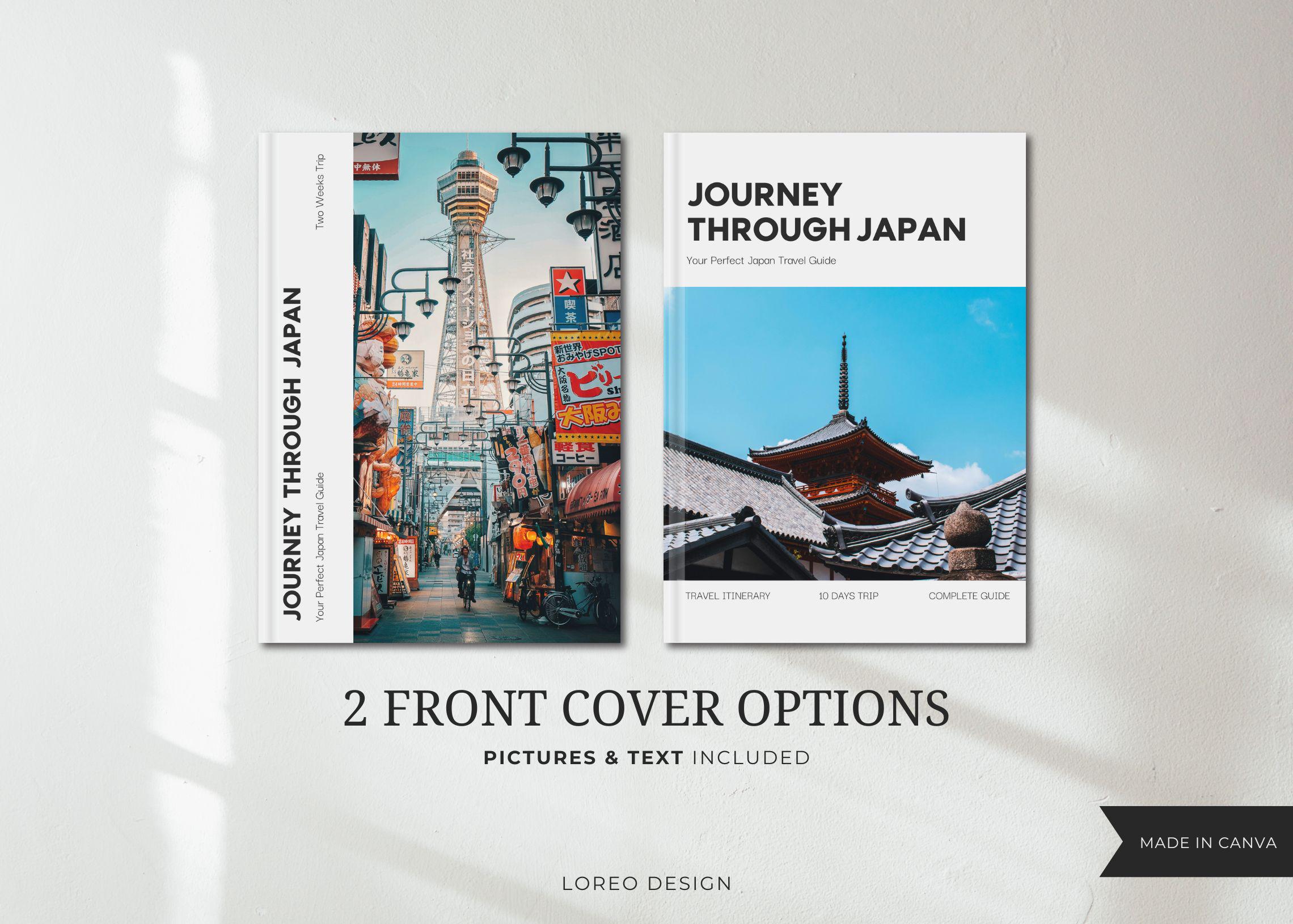 Japan Travel Itinerary Template | Trip Itinerary | Printable Travel ...